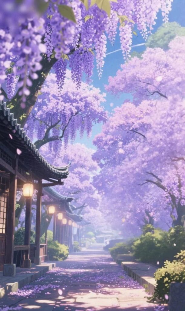 Top 159+ ảnh anime màu tím dễ thương, ngầu và fantasy