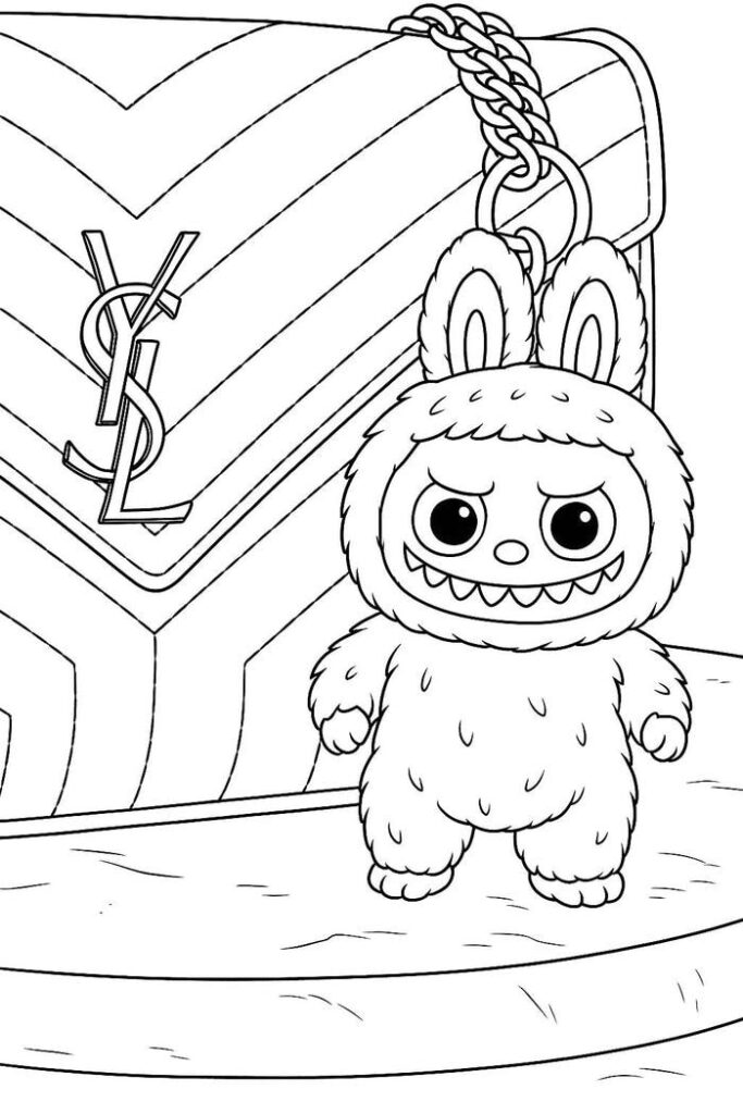 Trọn bộ 105+ tranh tô màu Labubu cute ngộ nghĩnh cho bé
