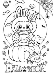 Trọn bộ 105+ tranh tô màu Labubu cute ngộ nghĩnh cho bé