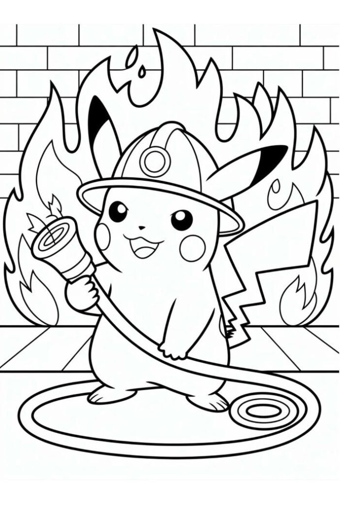 169+ tranh tô màu Pikachu Đẹp Nhất Cho Bé Yêu Thích Pokémon