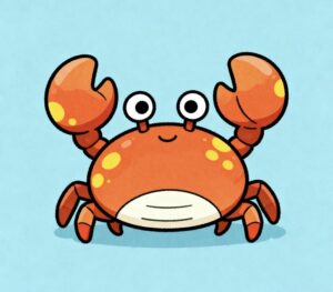 Trọn bộ 100+ ảnh con cua chibi cực cute và rất dễ thương